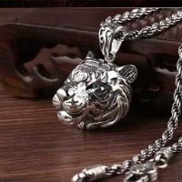 China Simple Style 925 Silver Pendant Retro Thai Silver Men's Chain for a Fashion Statement for sale