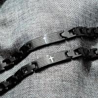 China European Style Stainless Steel Bracelets for Men Bible Characters and OEM/ODM Options for sale