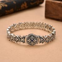 China Retro Seafarer Anchor Bracelet for Men Thick Sterling Silver Personality Included for sale