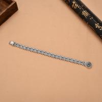 China Retro Seafarer Anchor Bracelet for Men Thick Sterling Silver Personality Included for sale