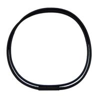 China CNC Inlay Technology Black Rhodium Plating Stainless Steel Buckle for Bracelet Necklace for sale