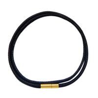 China CNC Inlay Technology Black Rhodium Plating Stainless Steel Buckle for Bracelet Necklace for sale