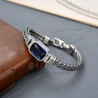 China Diamond-encrusted Bracelet Couple Men's Hand-woven grade Niche Design Bracelet for Women for sale