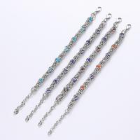 China 8 Year's Experience Advantage Opal Titanium Steel Heavy Manual Chain Men's Bracelet for sale