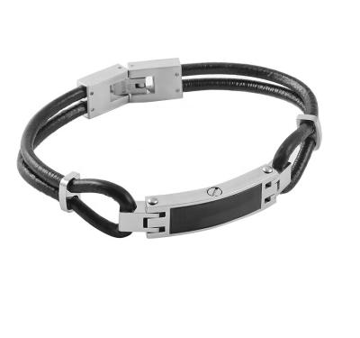 China Anniversary Mens Leather Memorial Ashes Keepsake Bracelet with 8 Year's Experience for sale