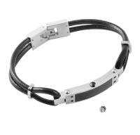 China Anniversary Mens Leather Memorial Ashes Keepsake Bracelet with 8 Year's Experience for sale