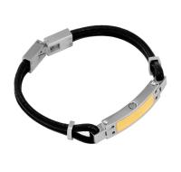 China Anniversary Mens Leather Memorial Ashes Keepsake Bracelet with 8 Year's Experience for sale