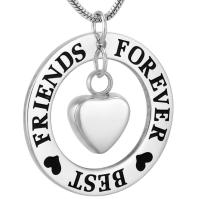China Stainless Steel Cremation Necklace for Pets Friends Ashes Holder Urn Keepsake Pendant for sale