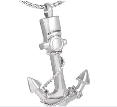 China Mens Sailing Keepsake Stainless Steel Hook Memorial Urn Pendant Decoration Charm Pendants for sale