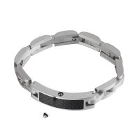 China Carbon Fibre Stainless Steel God Bless Memorial Urn Bracelet for Children's Cremation for sale