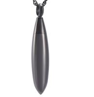 China Picture High Capacity Water Drop Pendant Rose Gold/Black/Gold Ashes Holder Memorial Urn Cremation Jewelry for sale