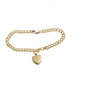China Stainless Steel Keepsake Memorial Cremation Bangle Heart Charm Urn Bracelet for Women for sale