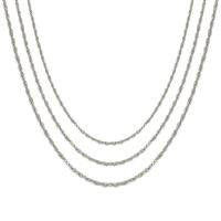 China DIY Jewelry Must-Have Titanium Steel Square Wire Double Buckle Chain for Men and Women for sale