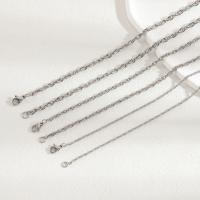 China DIY Jewelry Must-Have Titanium Steel Square Wire Double Buckle Chain for Men and Women for sale