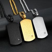 China European and American Fashion Essential Hip-Hop Punk Jewelry Retro Letter Pendant Necklace for sale