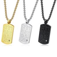 China European and American Fashion Essential Hip-Hop Punk Jewelry Retro Letter Pendant Necklace for sale