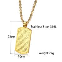 China European and American Fashion Essential Hip-Hop Punk Jewelry Retro Letter Pendant Necklace for sale