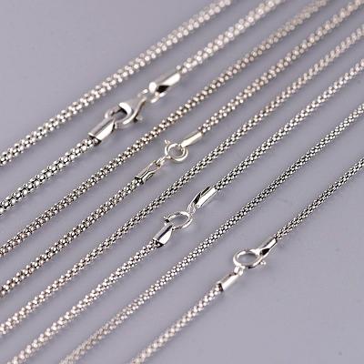 China Women's Simple Fashion S925 Sterling Silver Chain with Unique Designs and Retro Craft for sale