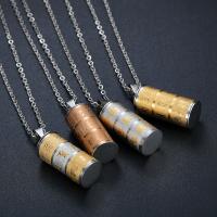 China Retro Buddhist Prayer Wheel Necklace Six-Character Mantra Pendant for Men and Women for sale