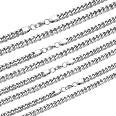 China Europe US Stainless Steel Chain Hip Hop Fashion DIY Handmade Jewelry with Chain Shape for sale