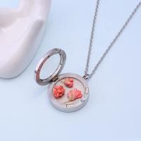 China Stainless Steel Glass Round Pendant Cremation Jewelry for Memorial Urn Locket Photo Keepsake Necklace for sale