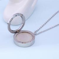 China Stainless Steel Glass Round Pendant Cremation Jewelry for Memorial Urn Locket Photo Keepsake Necklace for sale
