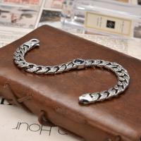 China Contracted Style S925 Sterling Silver Niche Design Tank Guba Bracelet for Men and Women Blue Green Black Gem for sale