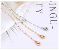 China European and American Style Lip Chain Necklace in 304 Stainless Steel for Collarbone for sale