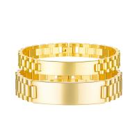 China European and American Simple CNC Inlay Titanium Steel Men's Bracelet Jewelry Type Bracelets for sale