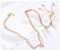 China European and American Style Lip Chain Necklace in 304 Stainless Steel for Collarbone for sale