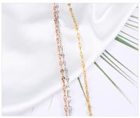 China European and American Style Lip Chain Necklace in 304 Stainless Steel for Collarbone for sale