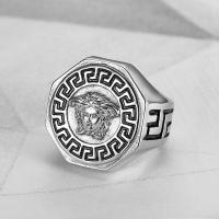 China Personality Punk Style Fashion Tide Ancient Greek Mythology Men's Ring for Anniversary for sale