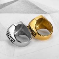 China Personality Punk Style Fashion Tide Ancient Greek Mythology Men's Ring for Anniversary for sale