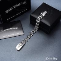 China Multi-Element Creative Design Thai Silver Men's Big Bracelet with 925 Sterling Silver for sale