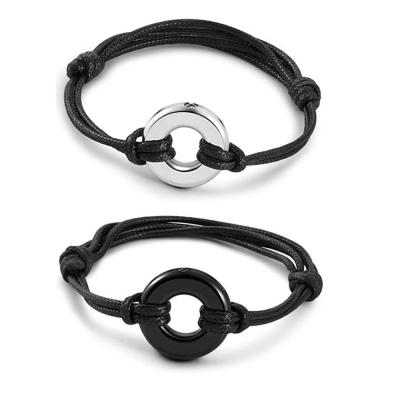 China Party-Ready Women's Stainless Steel Life Circle Bracelet with Openable Perfume Bottle for sale