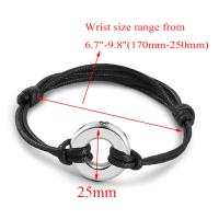 China Party-Ready Women's Stainless Steel Life Circle Bracelet with Openable Perfume Bottle for sale