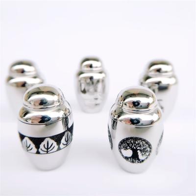 China Decoration Keepsake Funeral Urn Miniature Cremation Urn for Human Ashes Unique Designs for sale