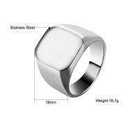China TRENDY Occasion Stainless Steel Ring for Men in Europe or America for sale