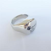 China Gift Occasion Always In My Heart Cremation Jewelry Ash Urn Ring Sample Making Service for sale