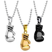 China Vintage Boxing Gloves Men's Necklace Personality Collar Pendant for Personalized Style for sale