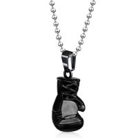 China Vintage Boxing Gloves Men's Necklace Personality Collar Pendant for Personalized Style for sale