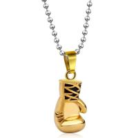 China Vintage Boxing Gloves Men's Necklace Personality Collar Pendant for Personalized Style for sale
