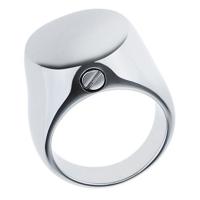 China Classic Style Stainless Steel Round Ring Cremation Pet Jewelry with Inlay Technology for sale