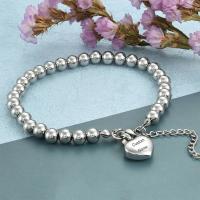 China Urn Ashes Bracelet Stainless Steel Heart Charms Keepsake Bracelet for Women Girls for sale