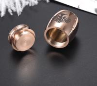 China Tree of Life Large 40mm Height Rose Gold Stainless Steel Cremation Jewelry Ash Urn for sale
