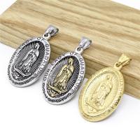 China Religious Style Decoration Simple Venus Madonna Pendant Stainless Steel Tag for sale