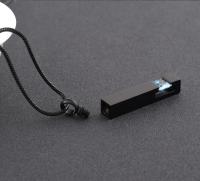 China Stainless Steel Keepsake Memorial Urn Necklace for Women Men Inlay Technology CNC for sale