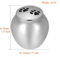 China Pet Ashes Cremation Urns Fashionable Ashes Holder for Dog/Cat Memorial Keepsake Bottle for sale