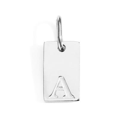 China Gift Occasion Stainless Steel Gold Plated Letter Pendants for DIY Jewelry Making for sale