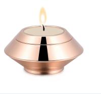 China 316L Stainless Steel Candlestick Urn for Human/Pet Ashes Cremation Jewelry Keepsake for sale